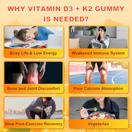 6-in-1 vitamin d3 k2 benefits