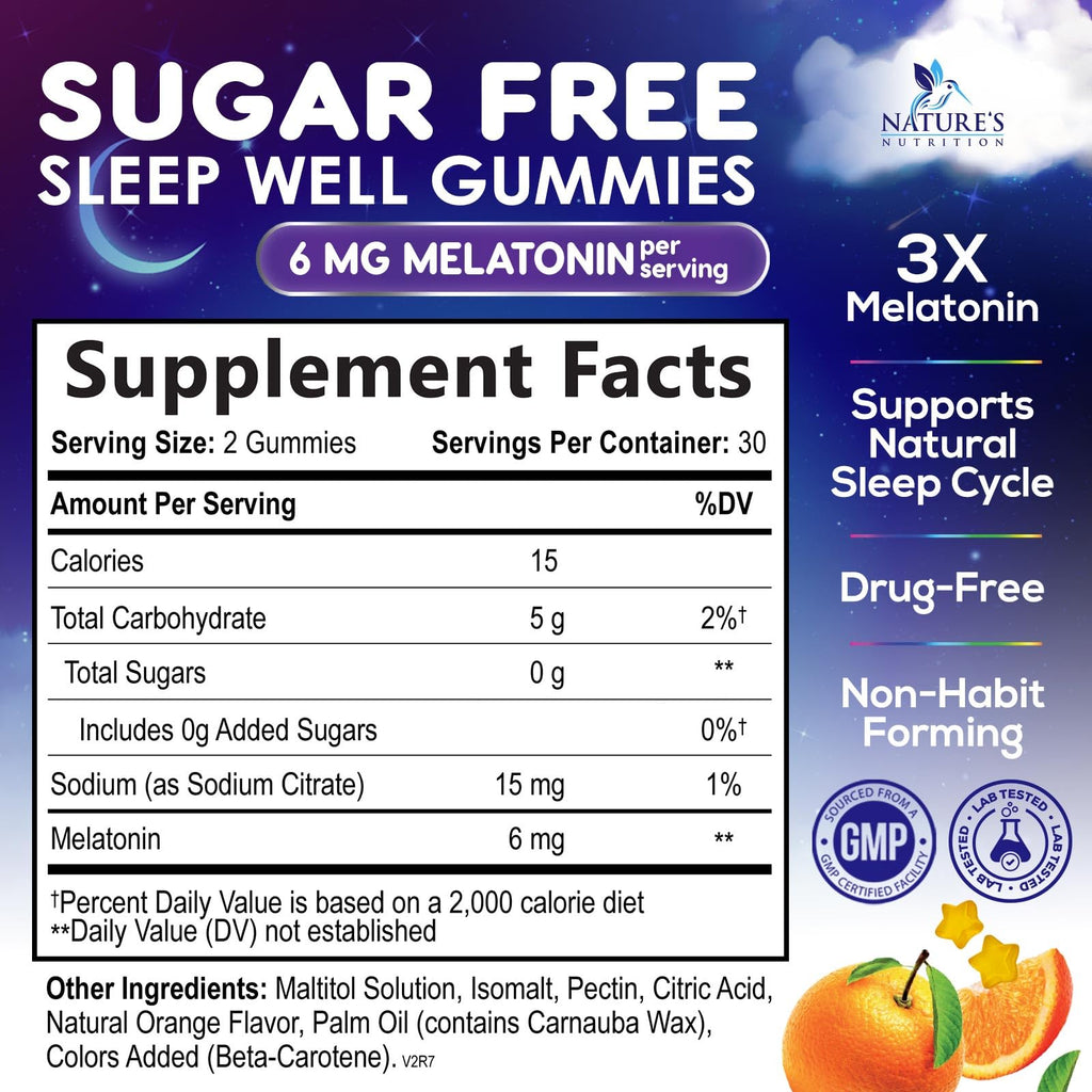 6 mg melatonin gummies for relaxation
