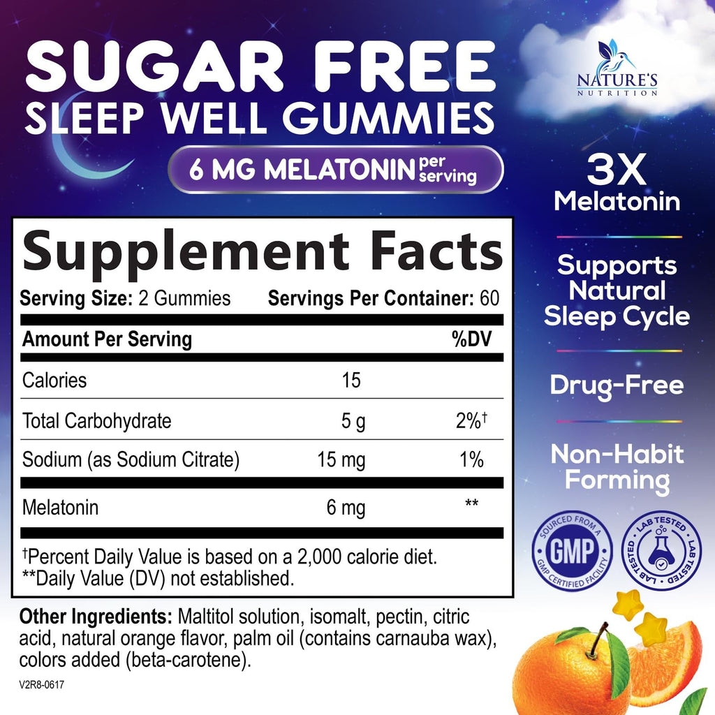 6 mg melatonin gummies for relaxation