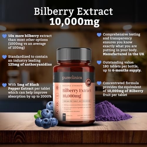 6 month supply bilberry extract