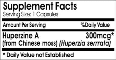 6 month supply of Huperzine A