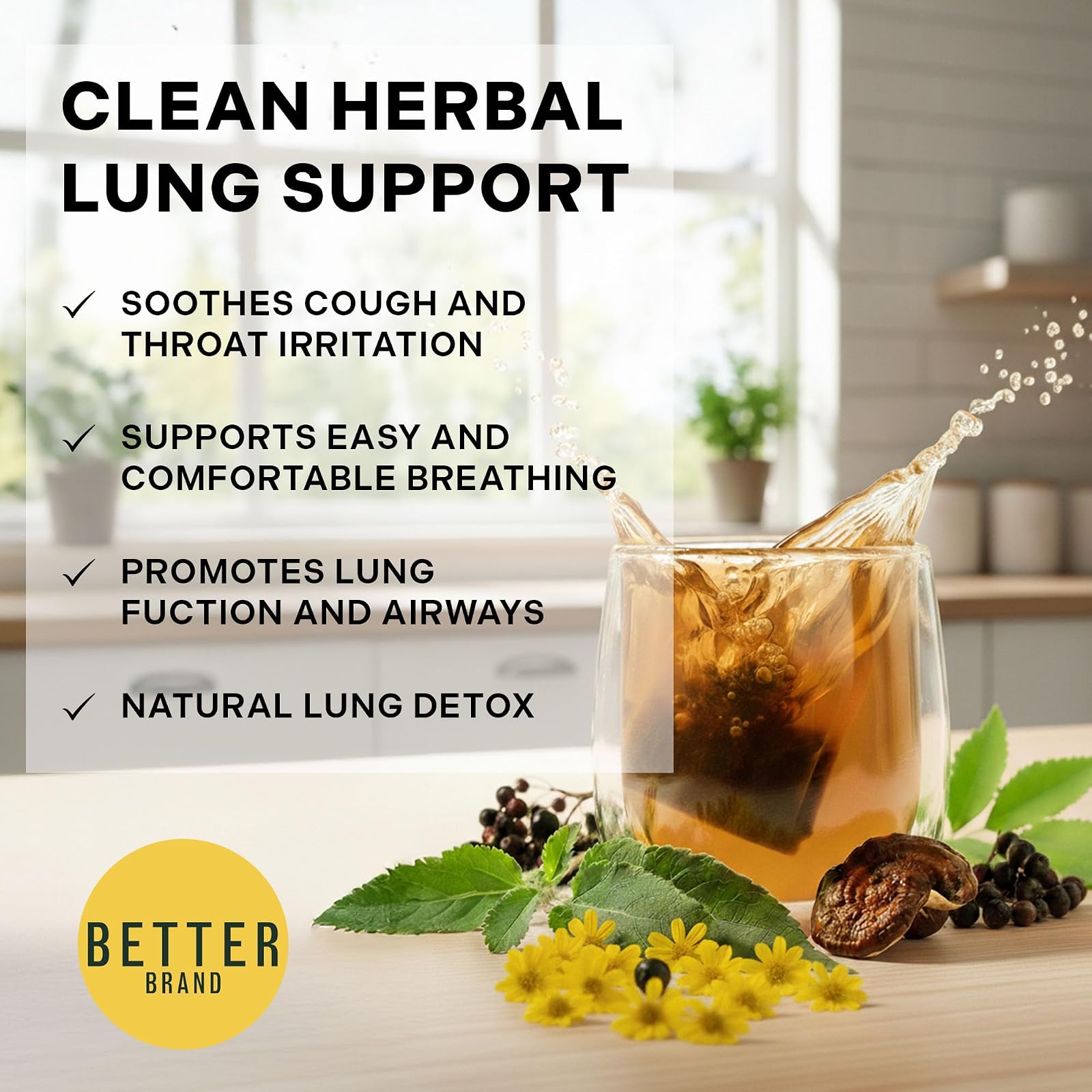 6 pack Mullein tea bags