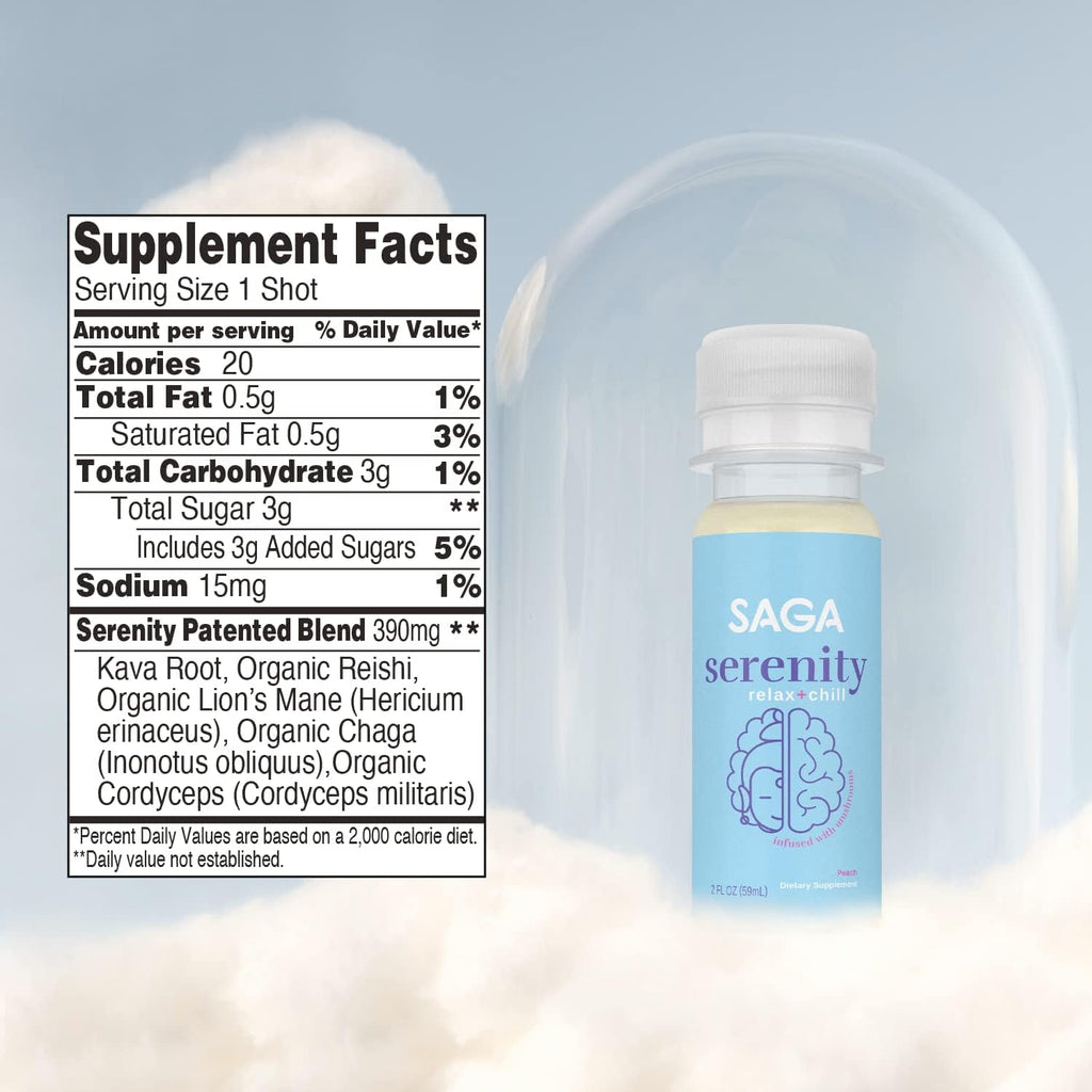 6 pack of Serenity Kava shots