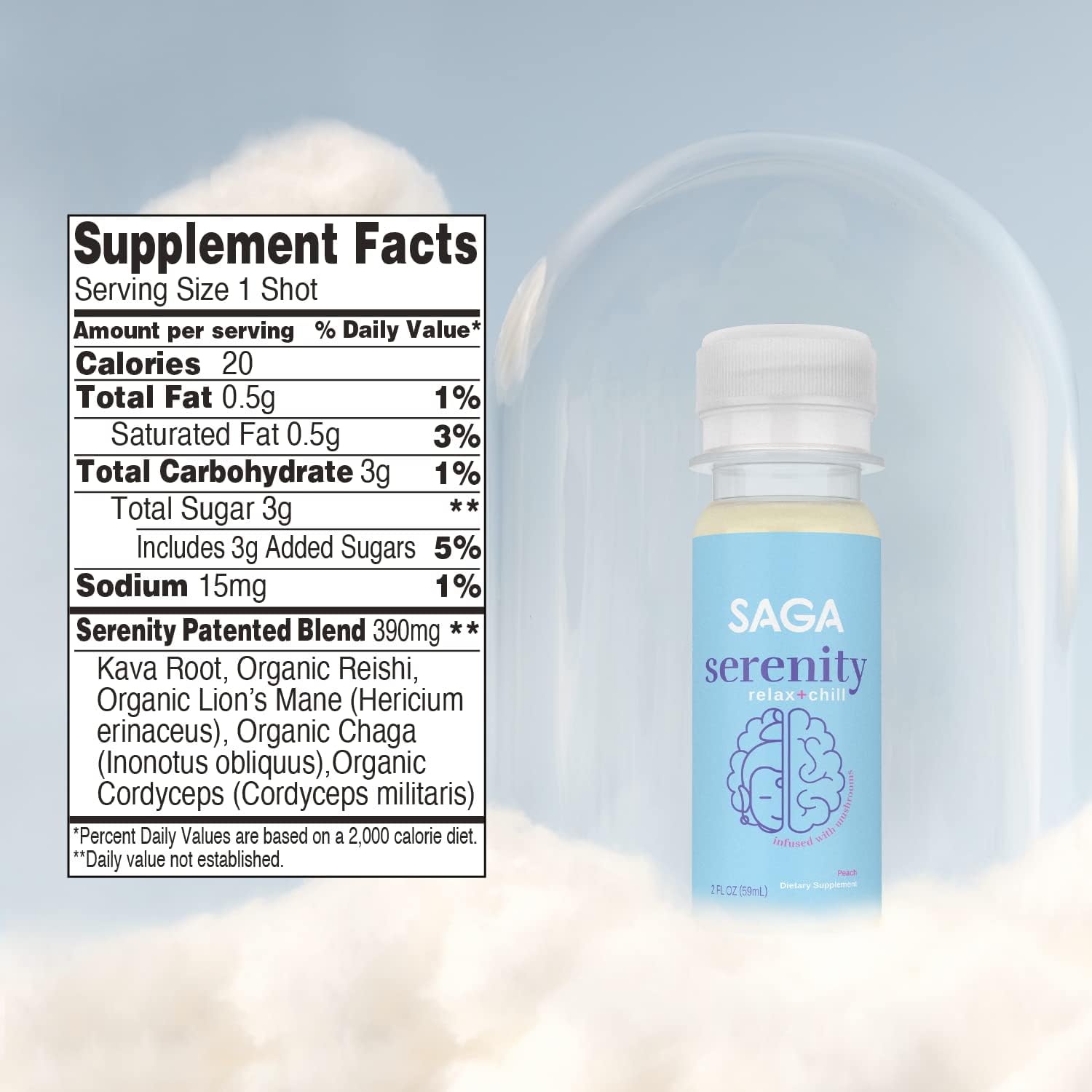 6 pack of Serenity Kava shots