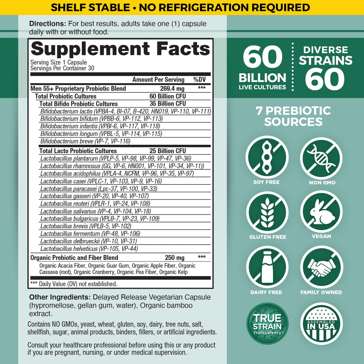 60 billion CFU digestive support