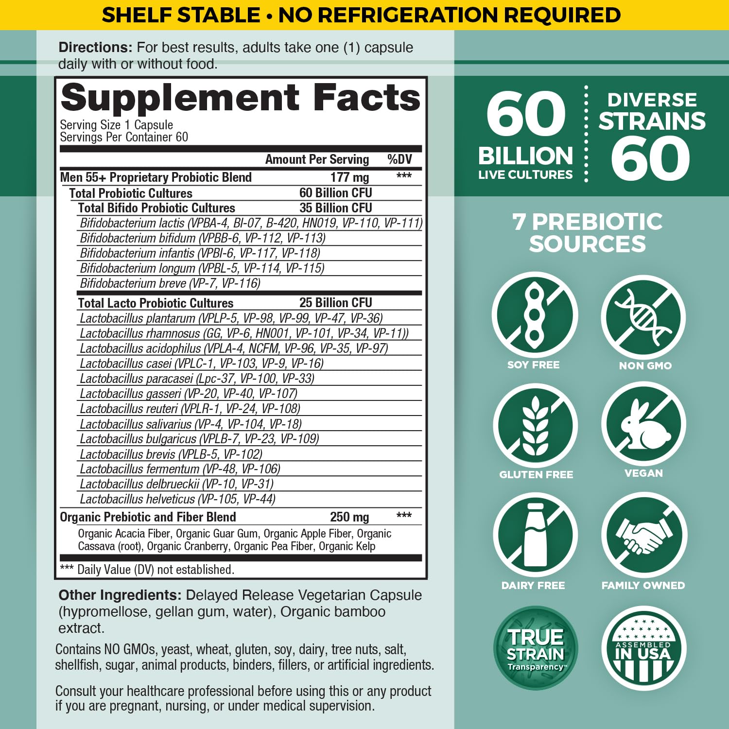 60 billion CFU digestive support