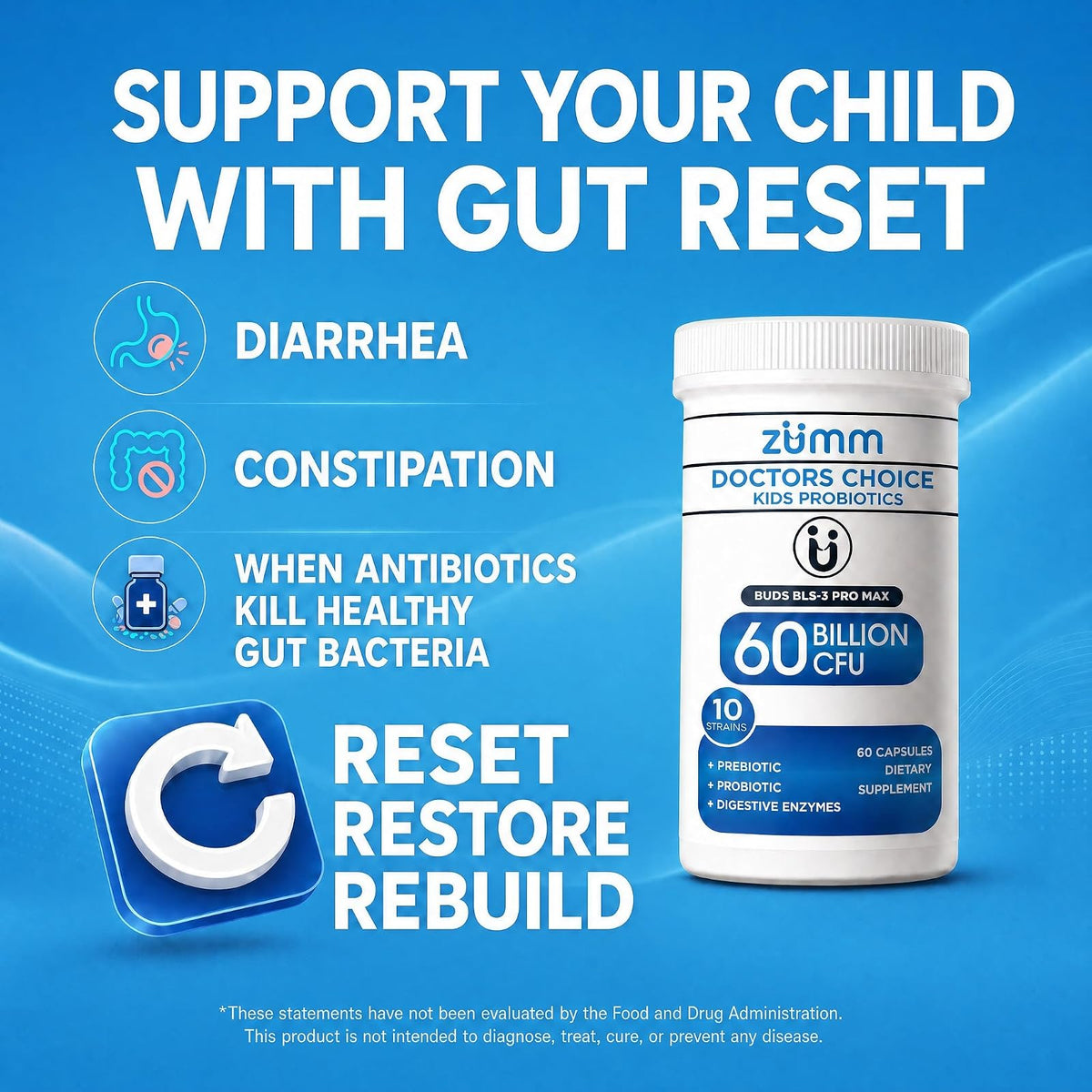 60 billion CFU probiotic benefits