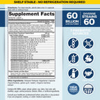 60 billion CFU probiotic capsules