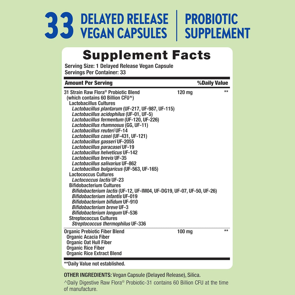 60 billion CFU probiotic capsules