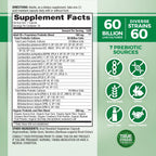 60 billion CFU probiotic capsules
