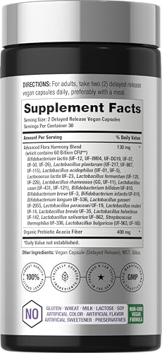 60 billion CFU probiotic capsules
