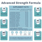 60 billion CFU probiotic veggie tablets