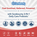 60 billion CFU probiotics for balanced digestion