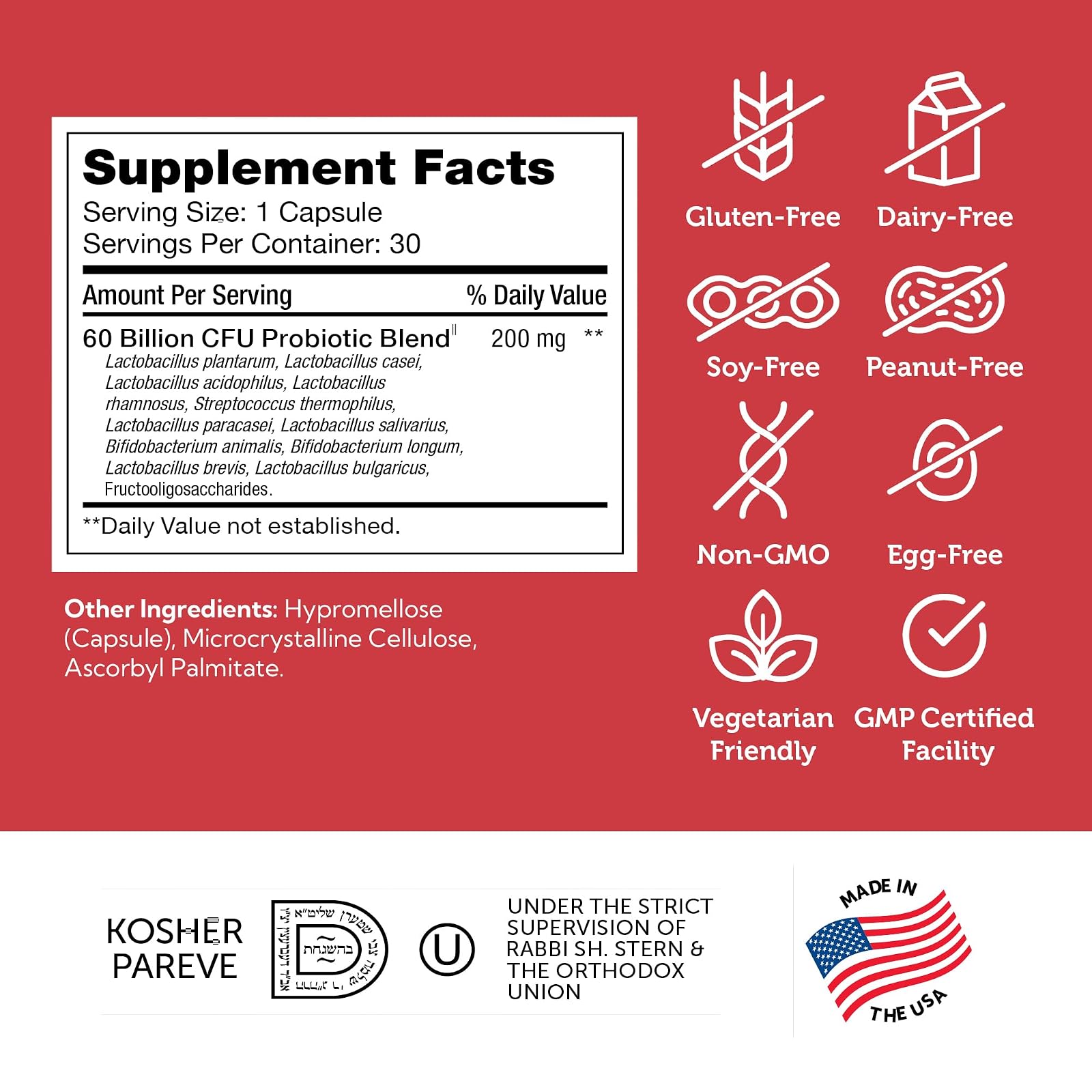 60 billion cfu probiotics Zahler