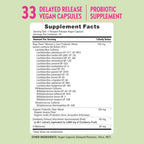 60 billion CFU women's probiotics capsules