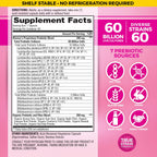 60 billion CFU women's probiotics