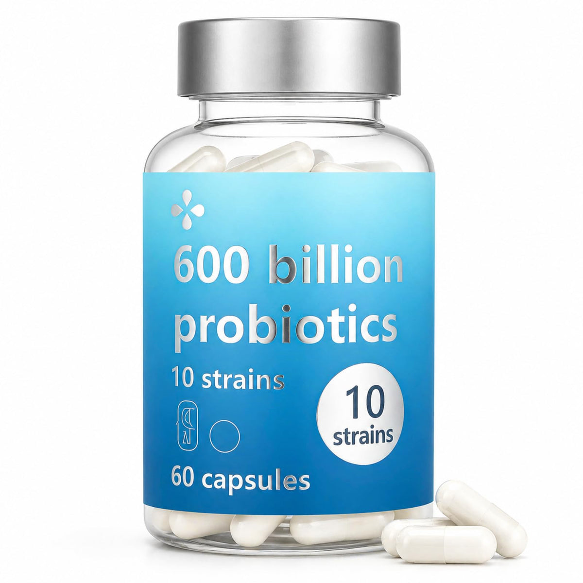 60 billion CFUs probiotics capsules