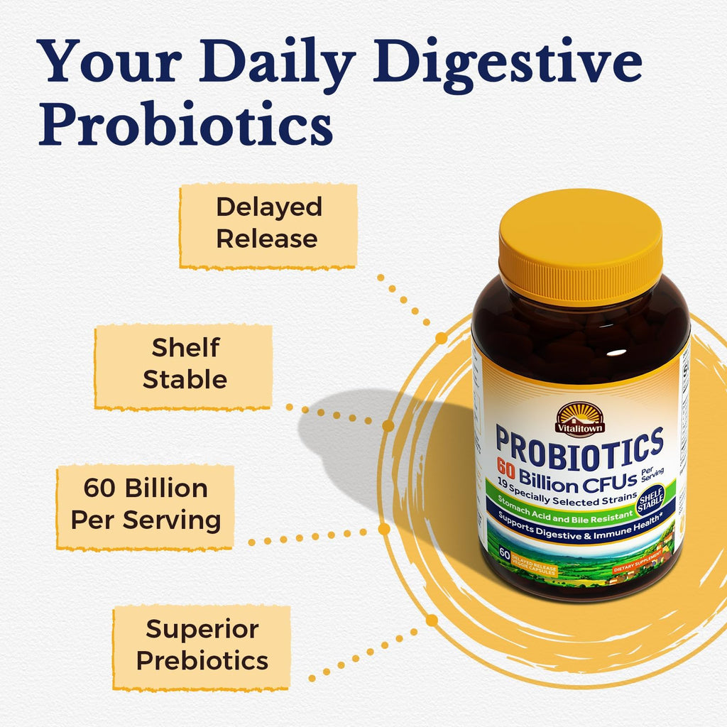 60 billion CFUs probiotics for women