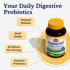 60 billion CFUs probiotics for women