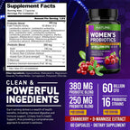 60 billion CFUs women probiotics