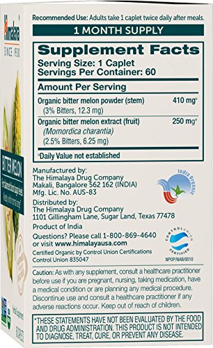 60 caplets of bitter melon extract