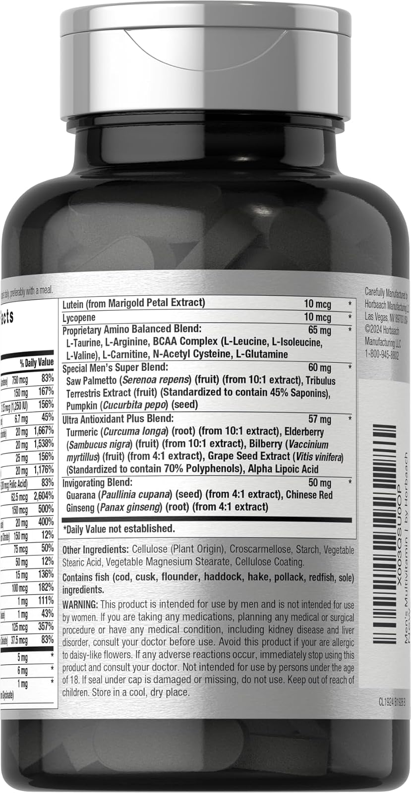 60 caplets of essential nutrients
