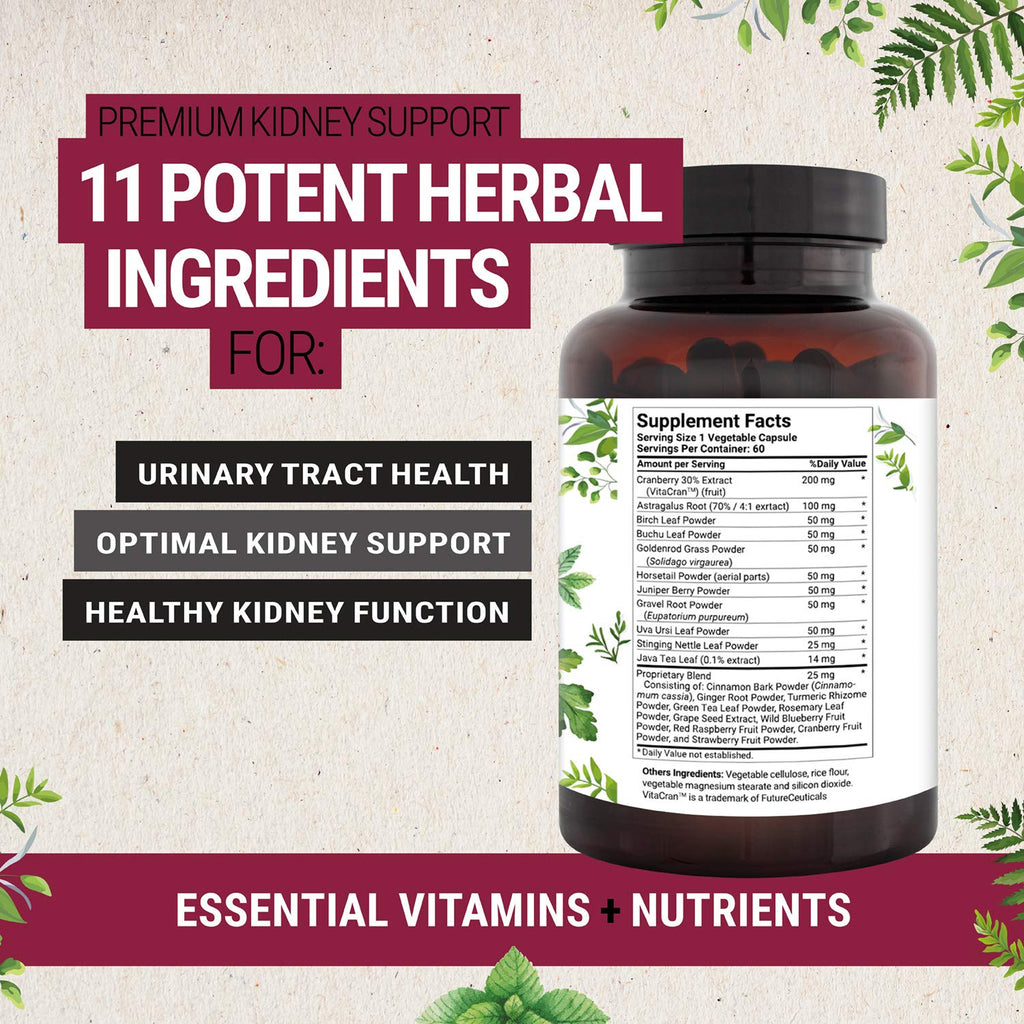 60 caps of kidney health support