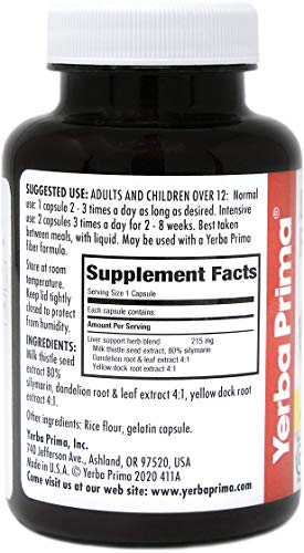 60 caps of milk thistle extract