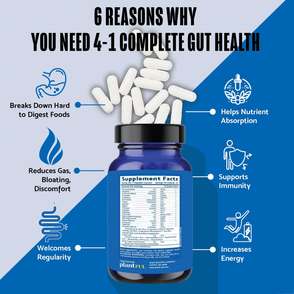 60 capsules digestive enzymes