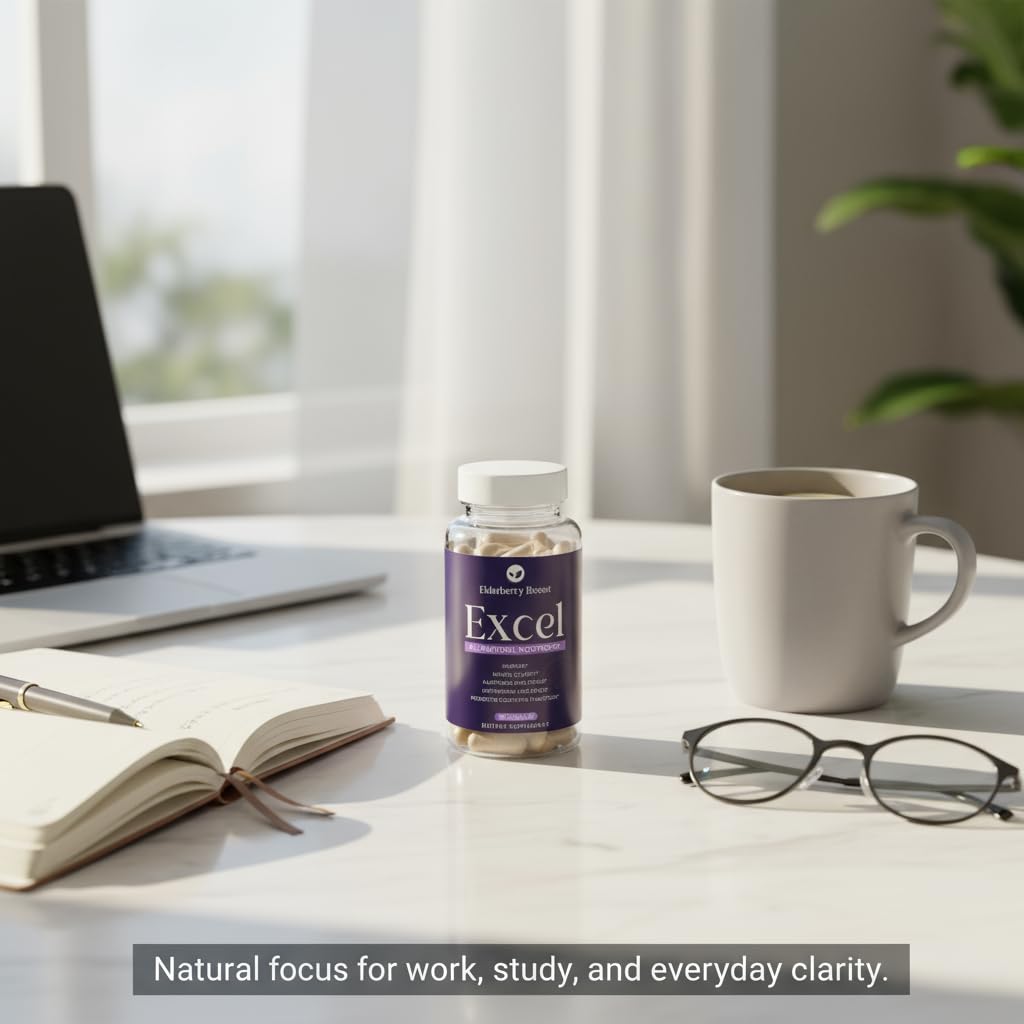 60 capsules elderberry for mental clarity