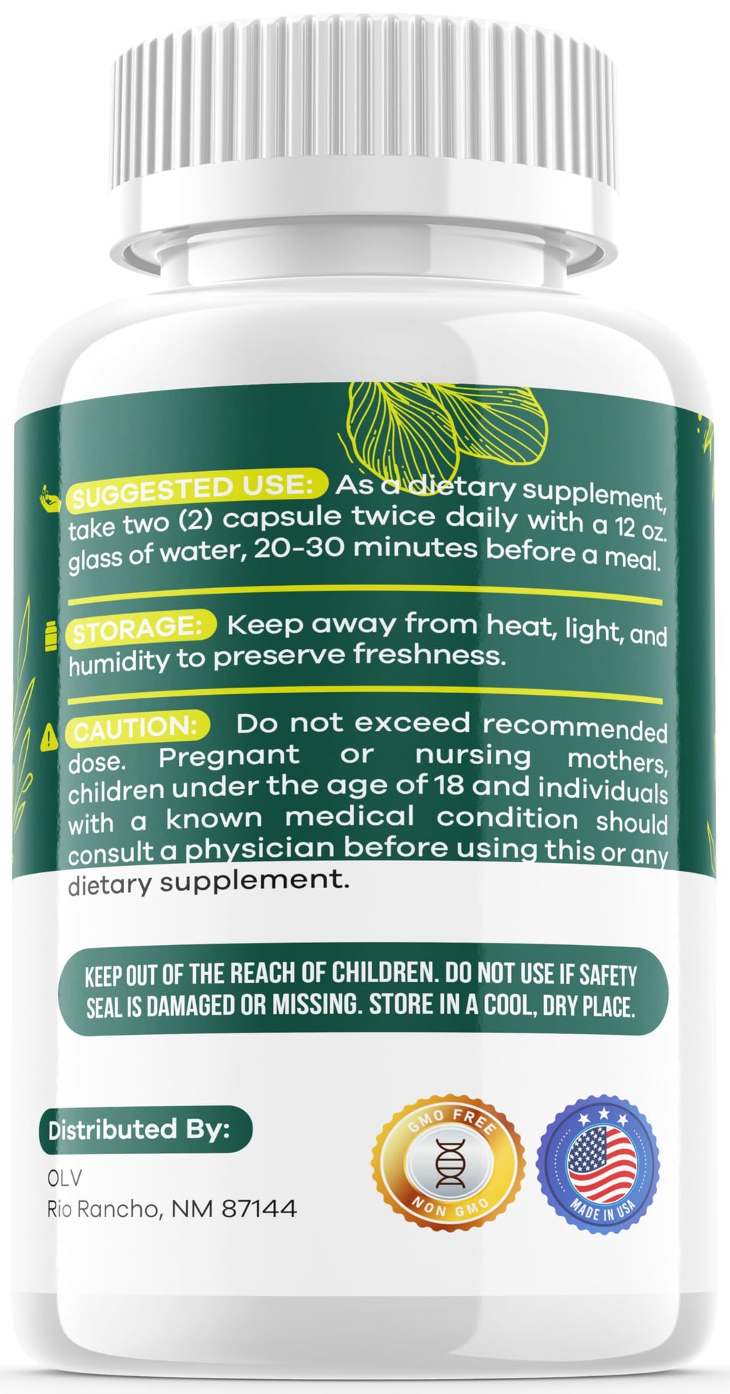 60 capsules for a month of vitality
