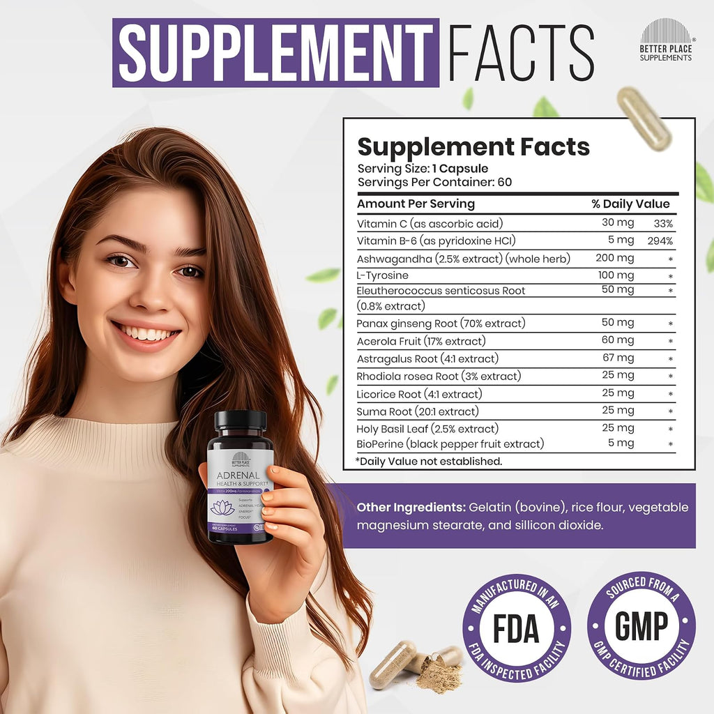 60 capsules for adrenal wellness