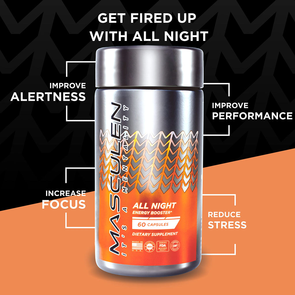 60 capsules for all-night energy