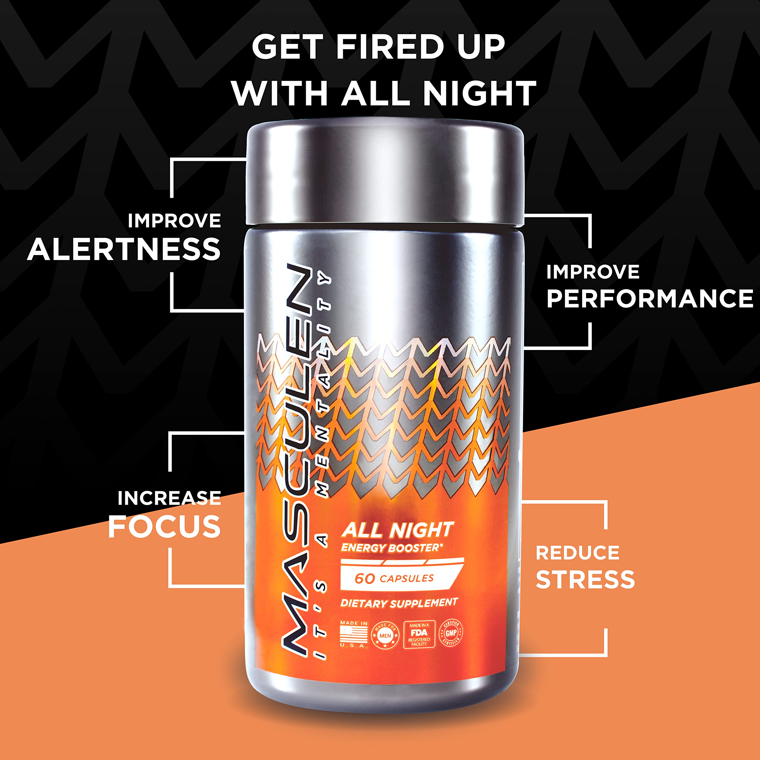 60 capsules for all-night energy