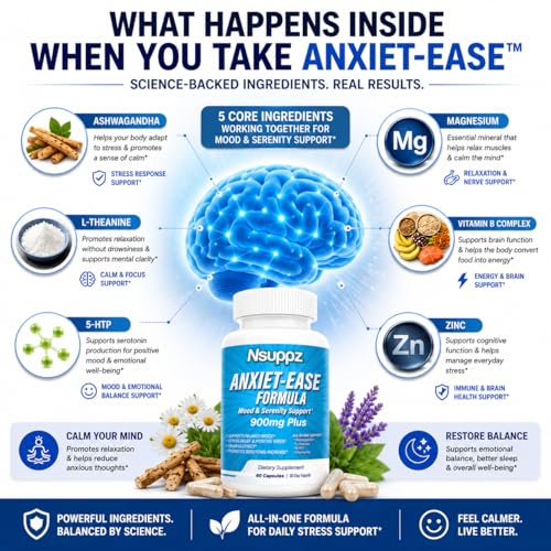 60 capsules for anxiety management