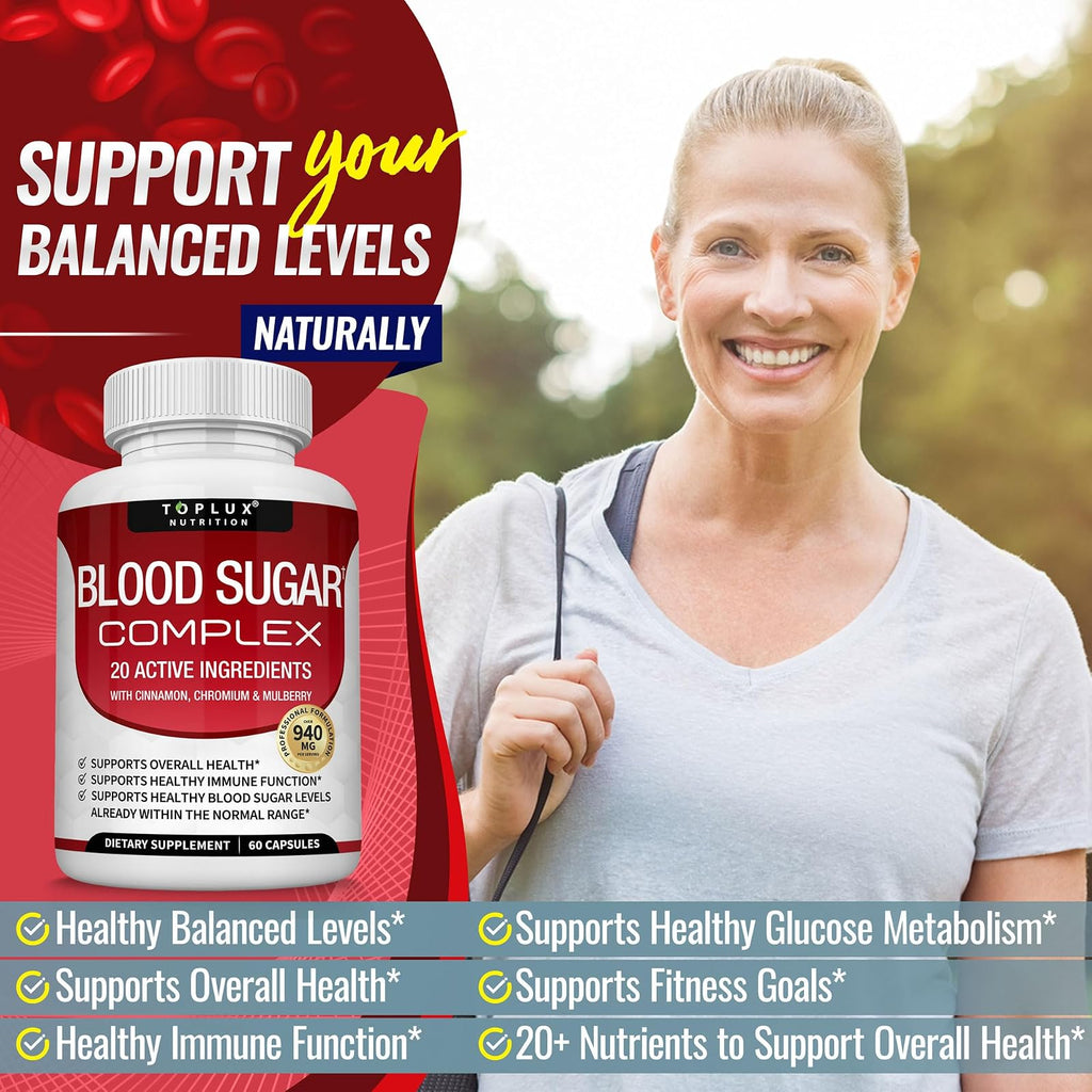 60 capsules for balanced glucose levels