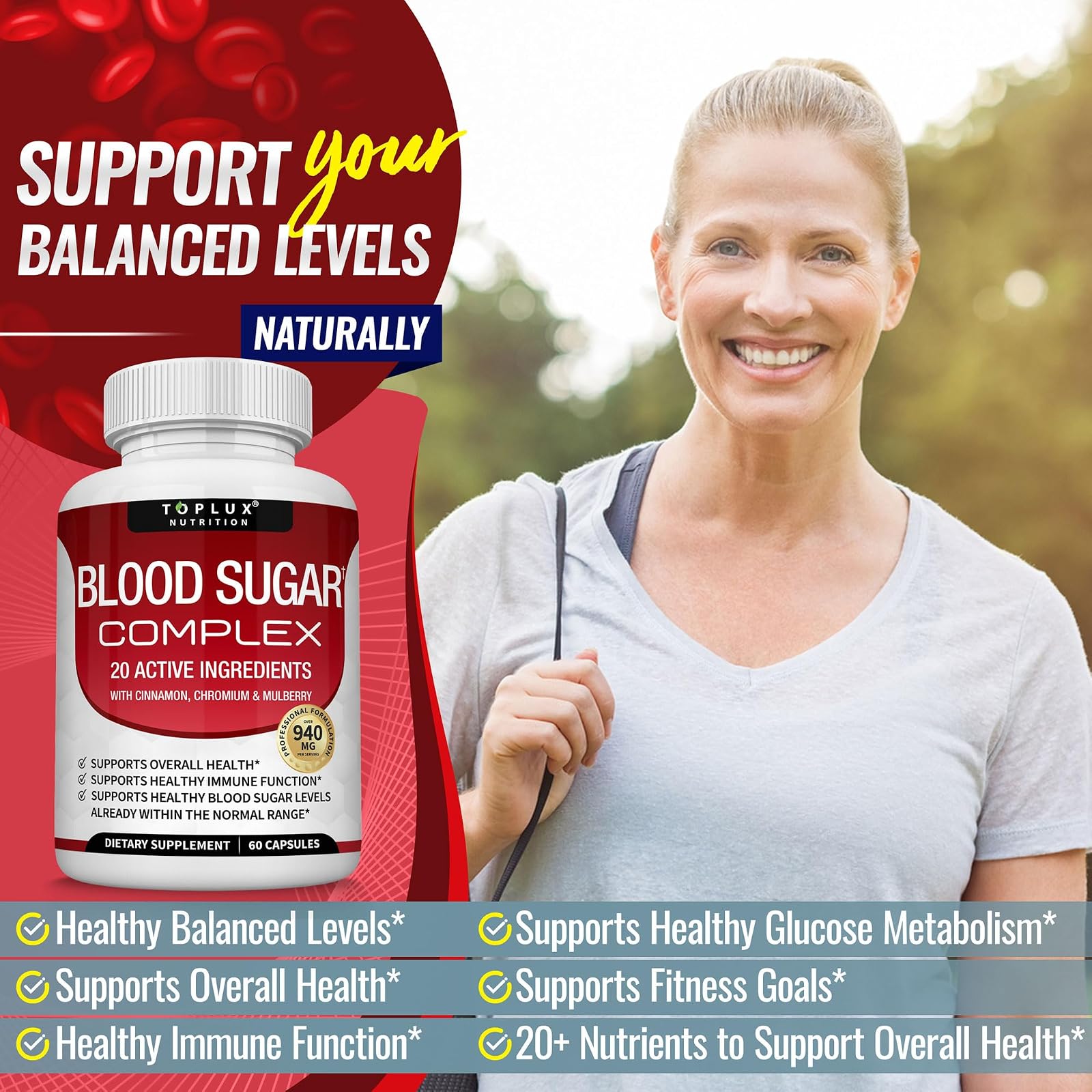 60 capsules for balanced glucose levels