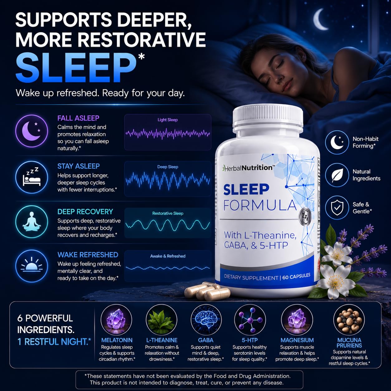 60 capsules for better sleep