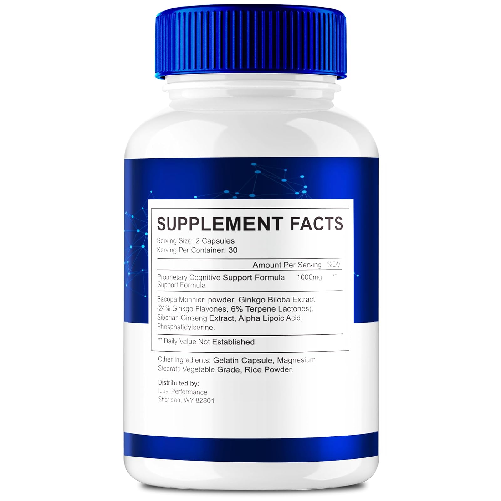 60 capsules for cognitive support