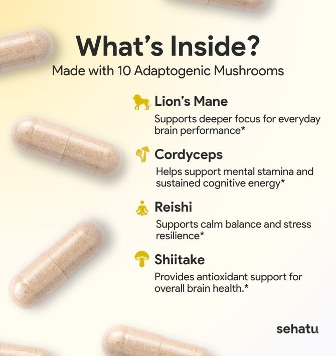 60 capsules for cognitive support