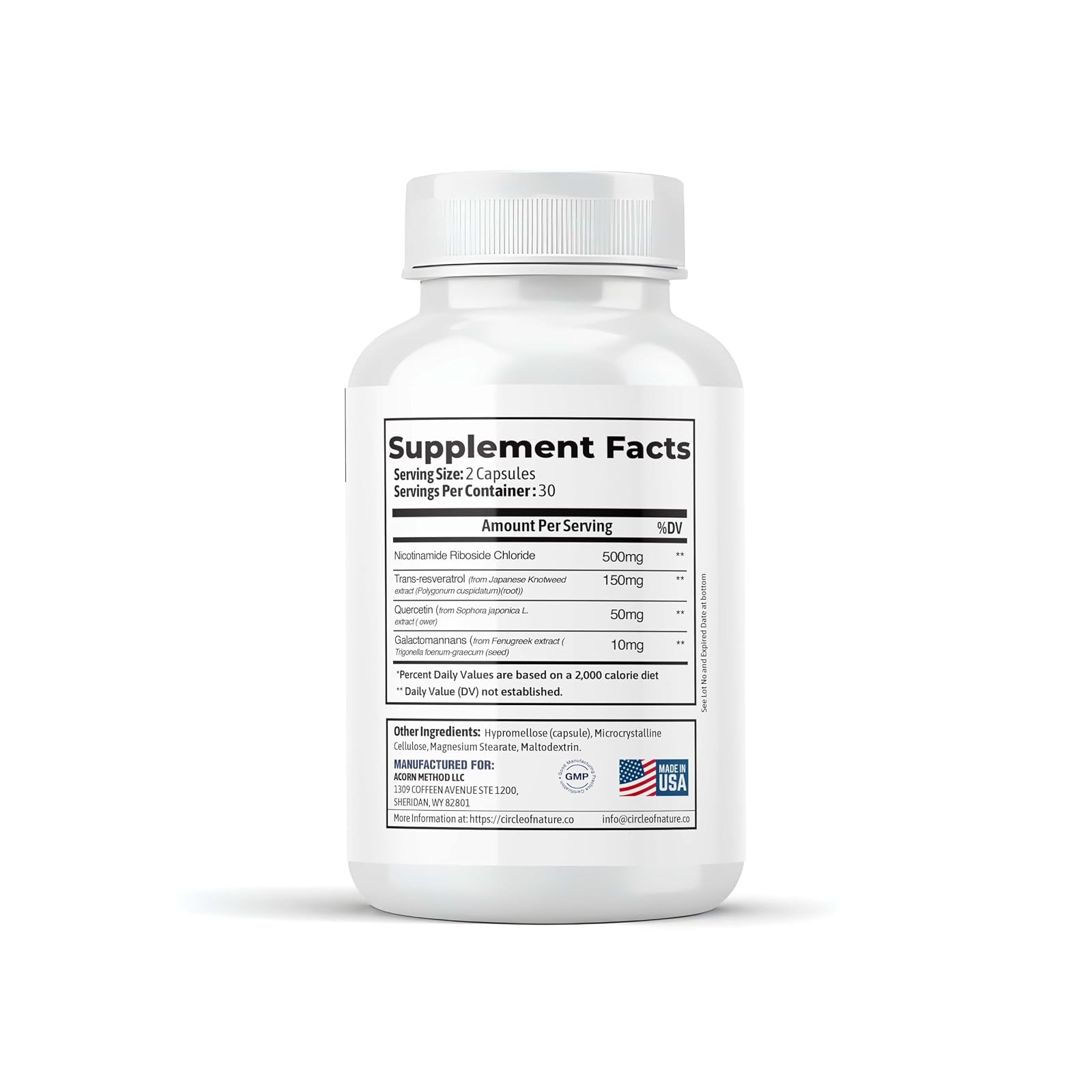 60 capsules for daily antioxidant intake