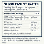 60 capsules for daily calm