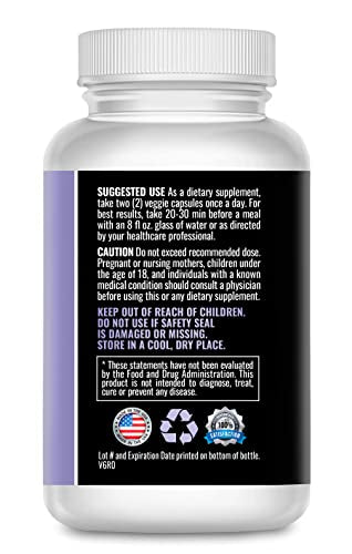 60 capsules for daily calm