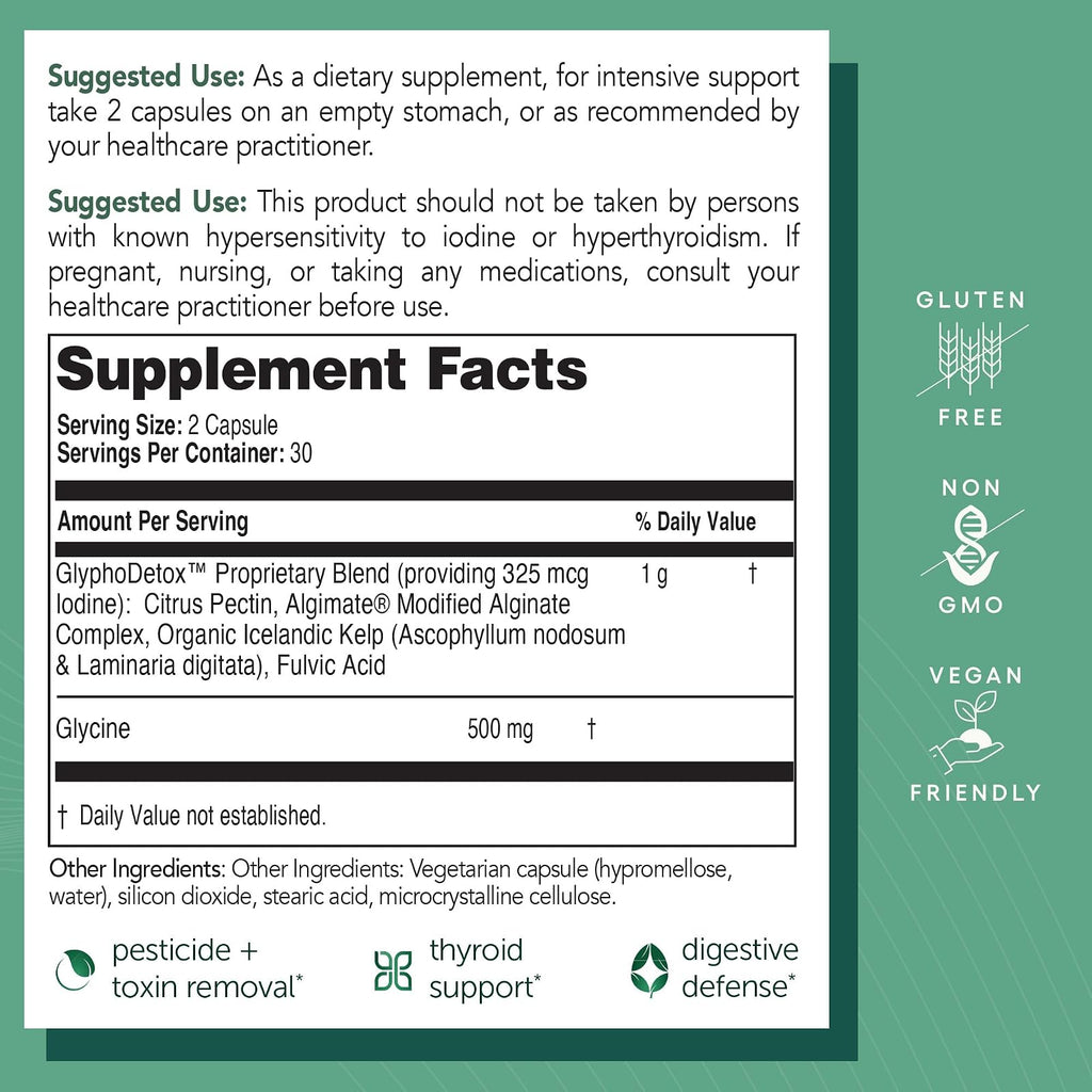 60 capsules for daily detox routine