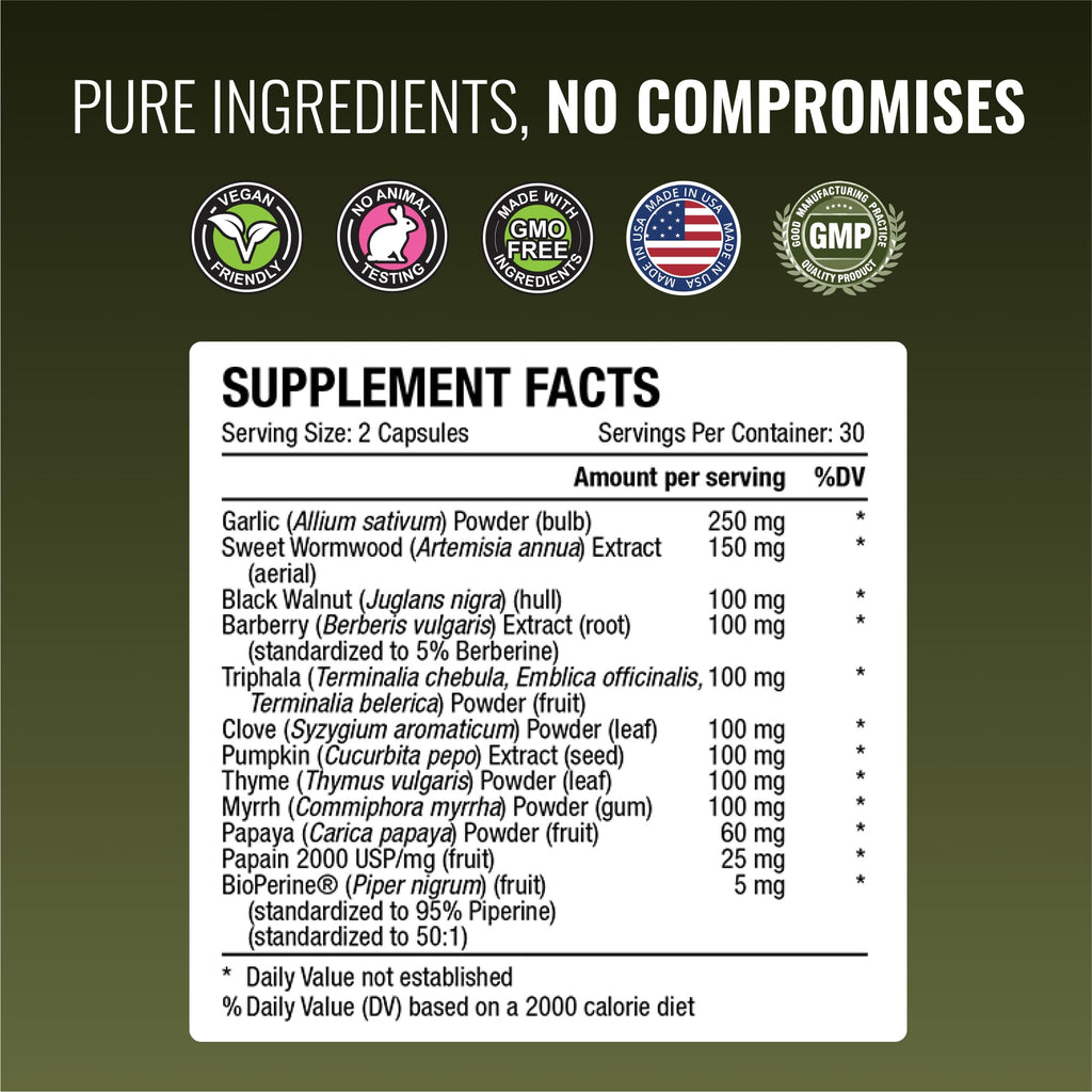 60 capsules for daily detox