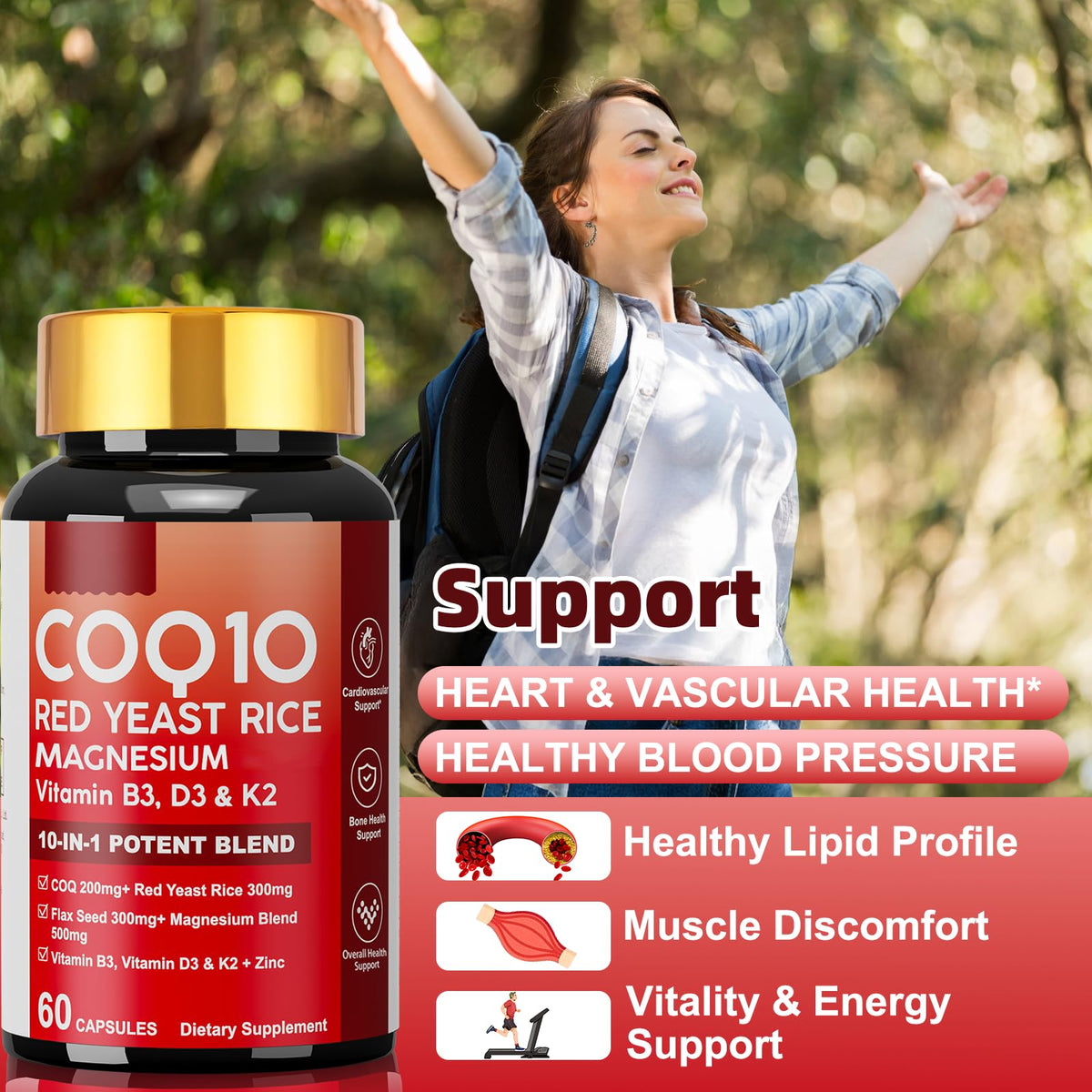 60 capsules for daily energy