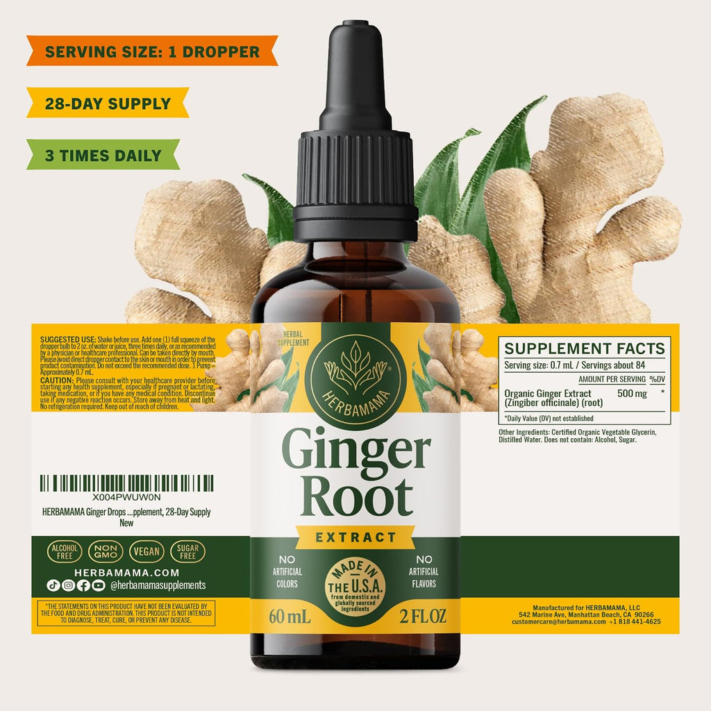 60 capsules for daily ginger intake