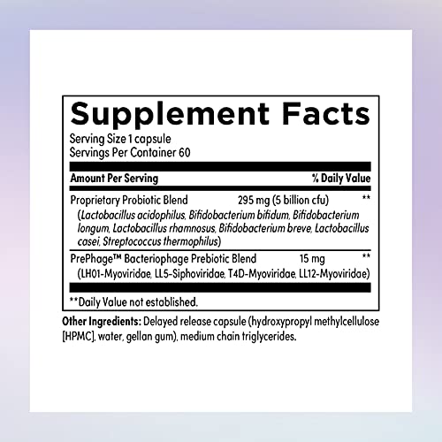 60 capsules for daily gut health