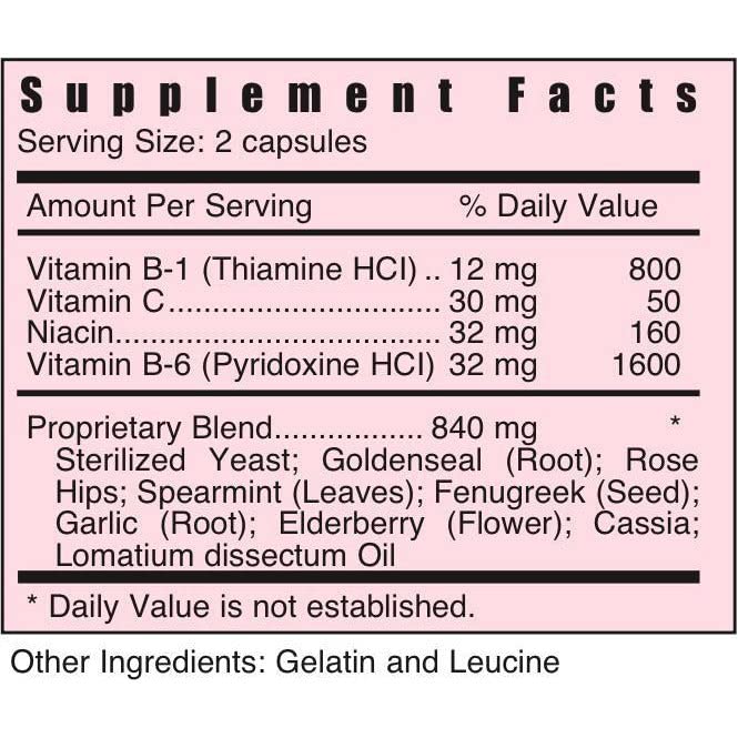 60 capsules for daily immune health