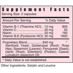 60 capsules for daily immune health